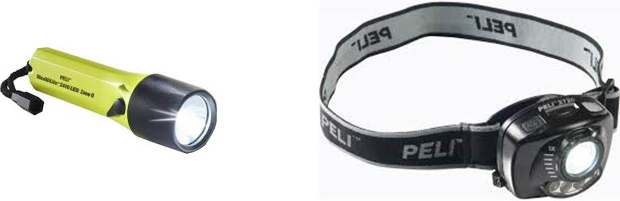 Peli Torches - Exloc Instruments UK